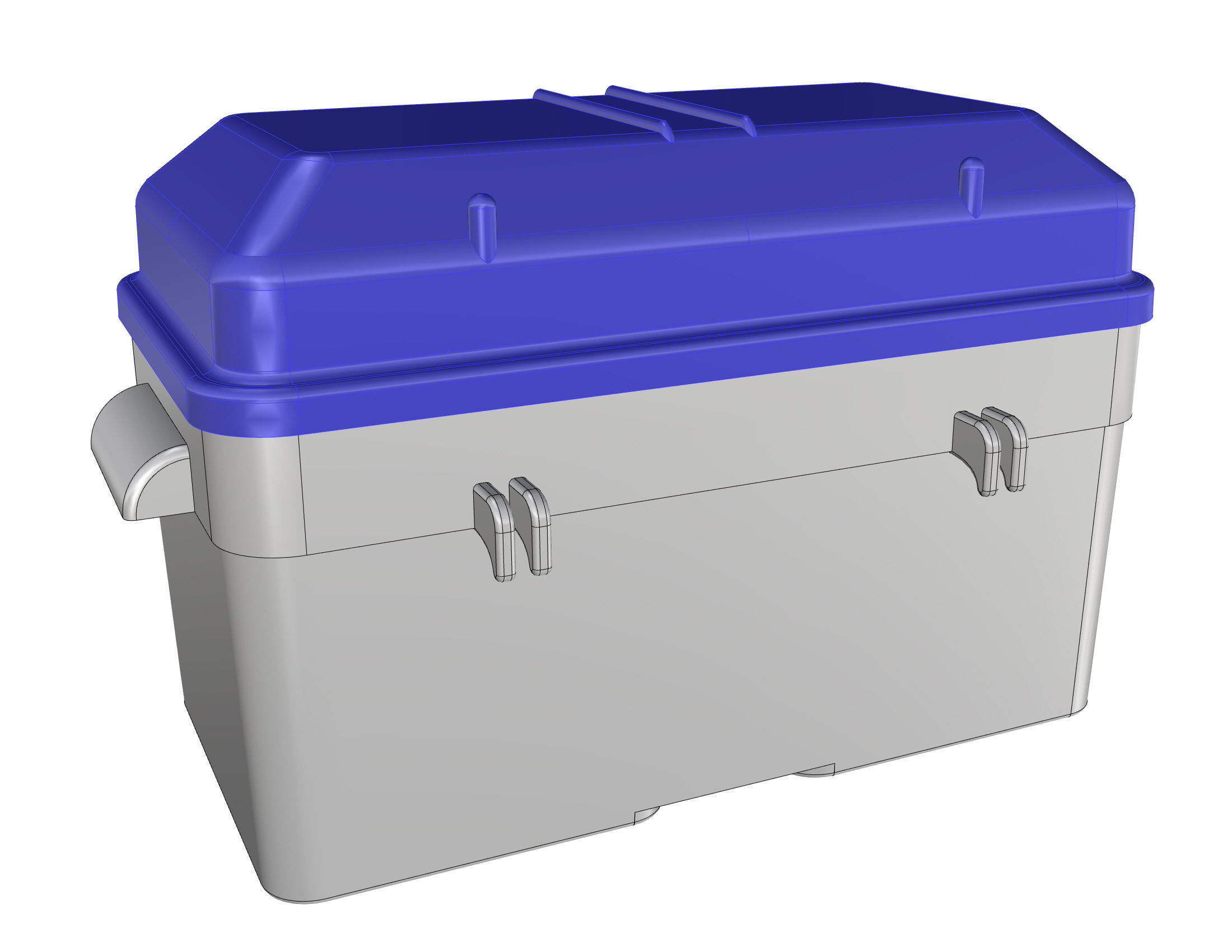 Marine Battery Box 3D model | CGTrader