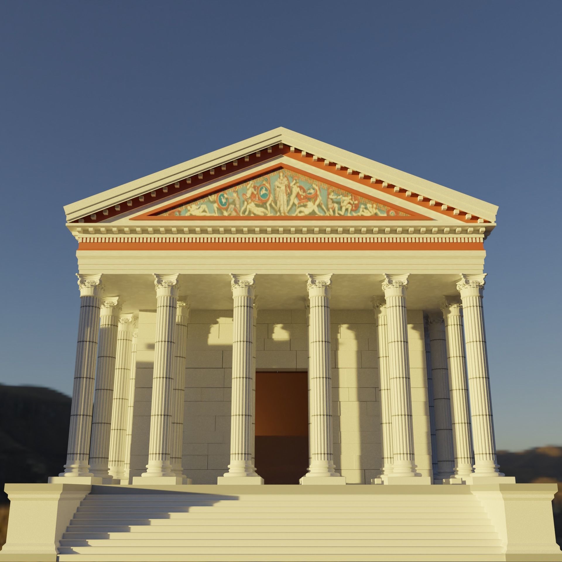 Ancient Temple 3D model | CGTrader