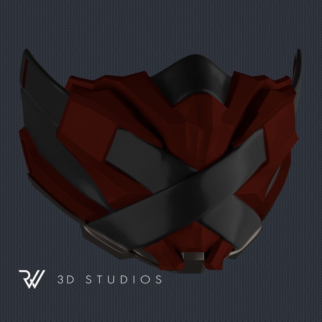 MK11 Ermac Mask - STL File 3D model 3D printable | CGTrader