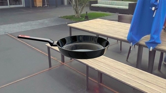 Fry Pan 3D Model 3D model | CGTrader