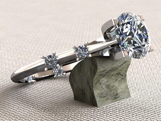 Realism Ring Silver 3D model | CGTrader