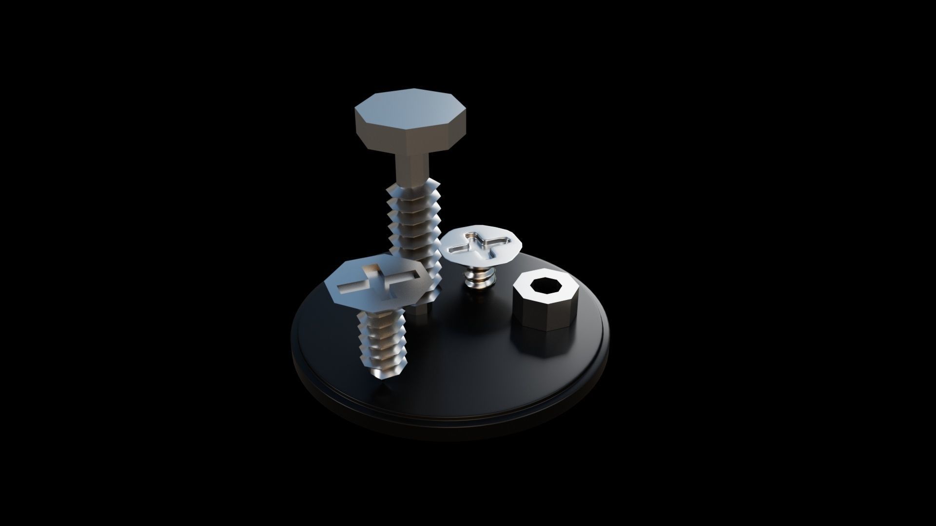 Screws free 3D model 3D printable | CGTrader