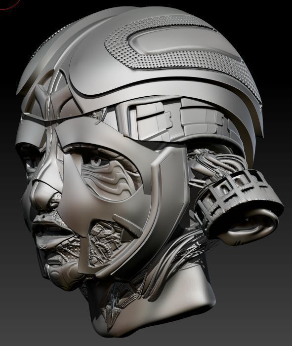 mech head based on tutorial study free 3D model | CGTrader