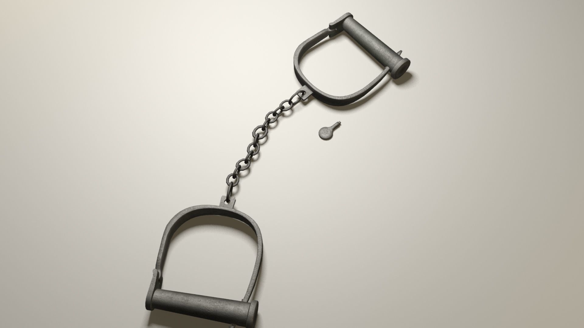 3D model Pirate handcuffs with chain VR / AR / low-poly | CGTrader
