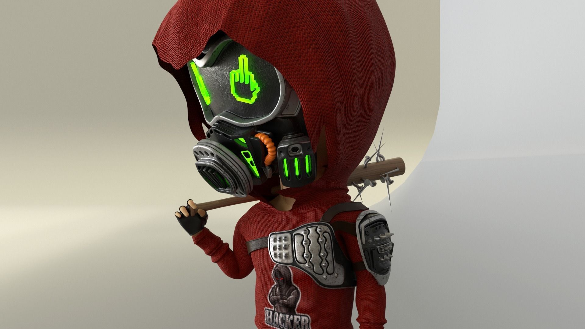 3D model Hacker Boy VR / AR / low-poly rigged | CGTrader