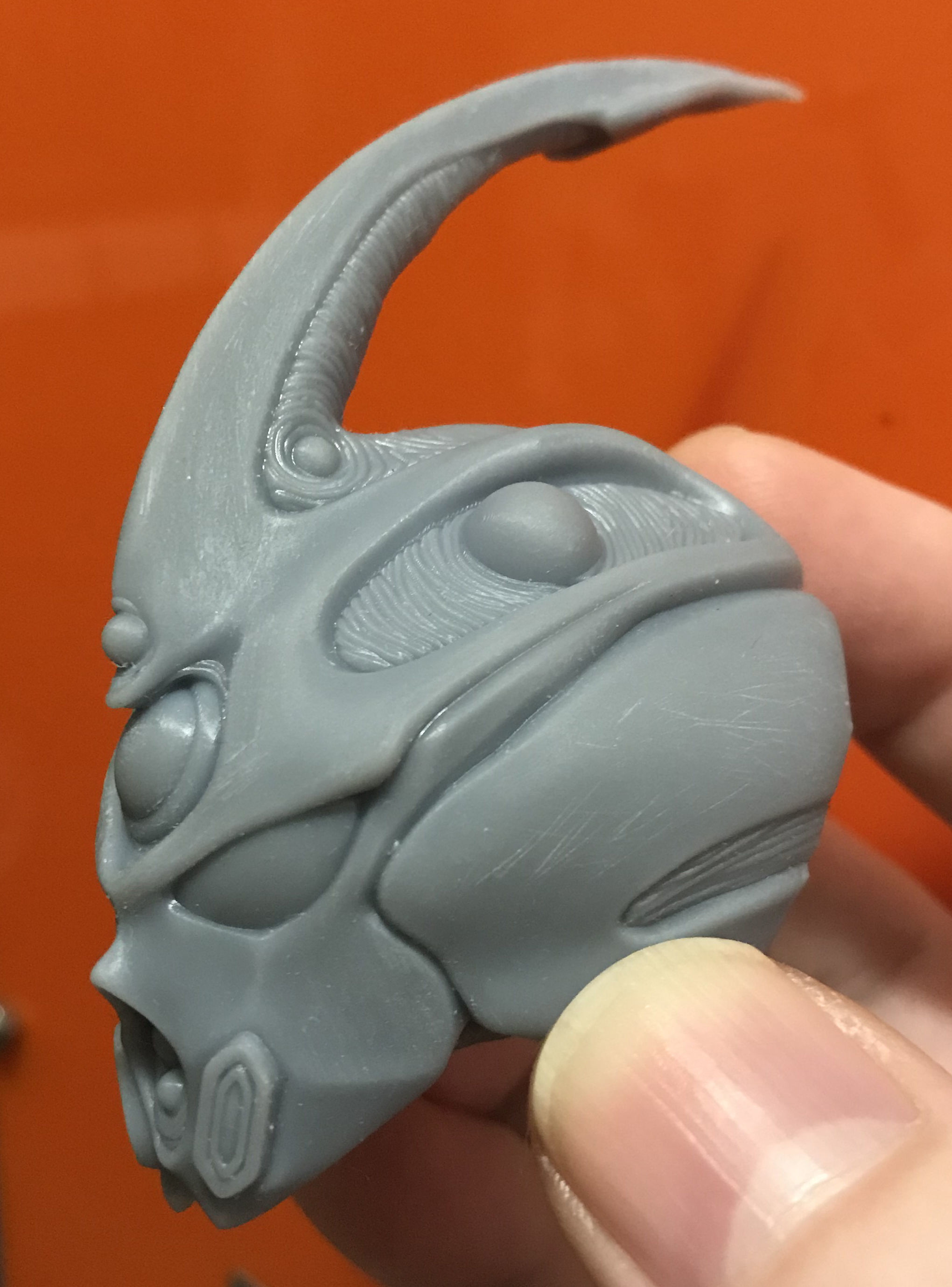 Guyver Unit 1 Blue 1986 Head 3D model 3D printable | CGTrader