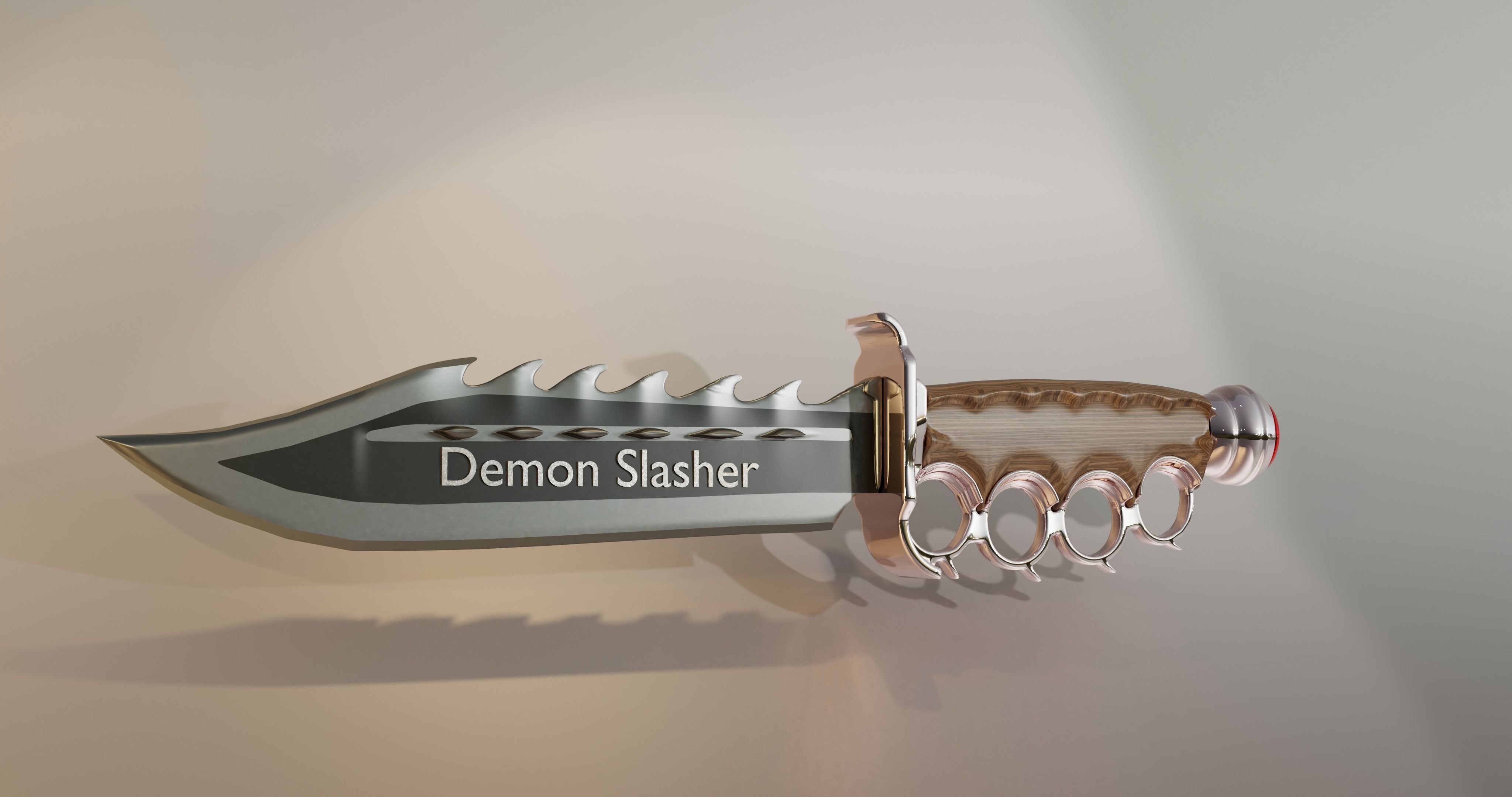 knife demon slasher 3D model | CGTrader