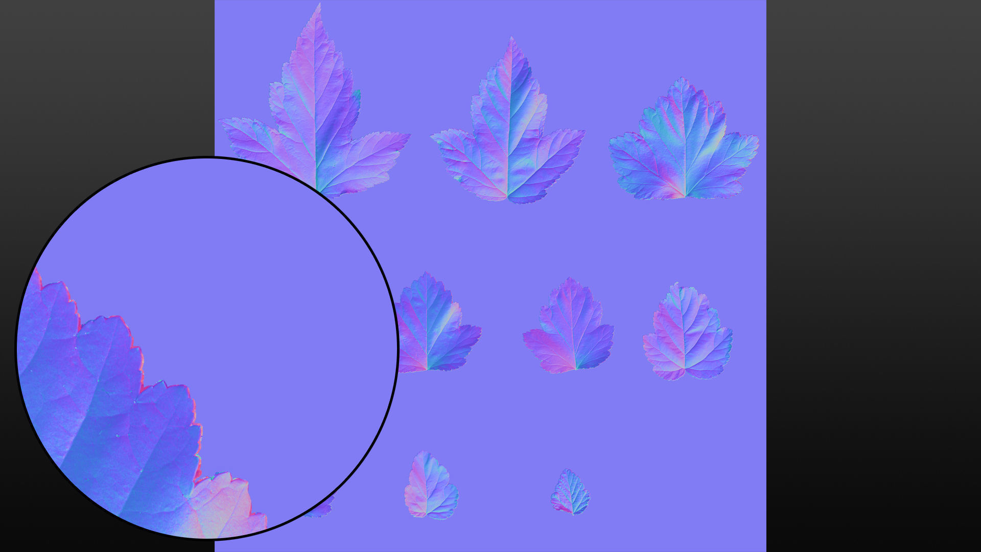 Natural tree leaf texture - Physocarpus opulifolius Texture | CGTrader