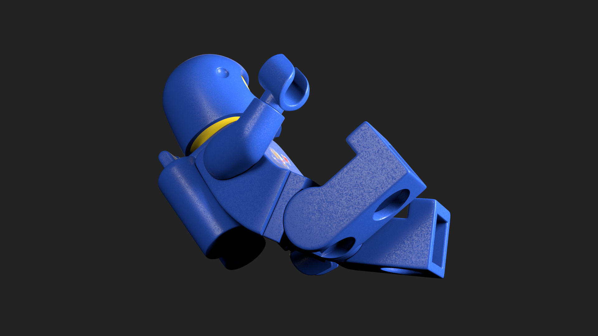 3D model Rigged - Benny The Spaceman Lego Movie VR / AR / low-poly ...