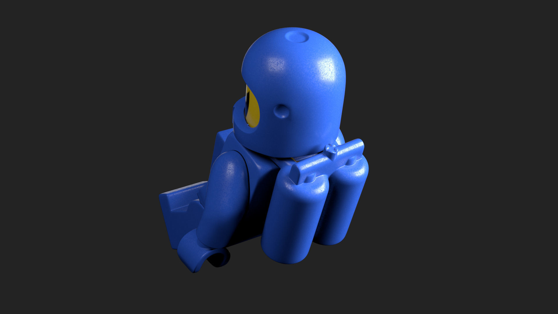 3D model Rigged - Benny The Spaceman Lego Movie VR / AR / low-poly ...