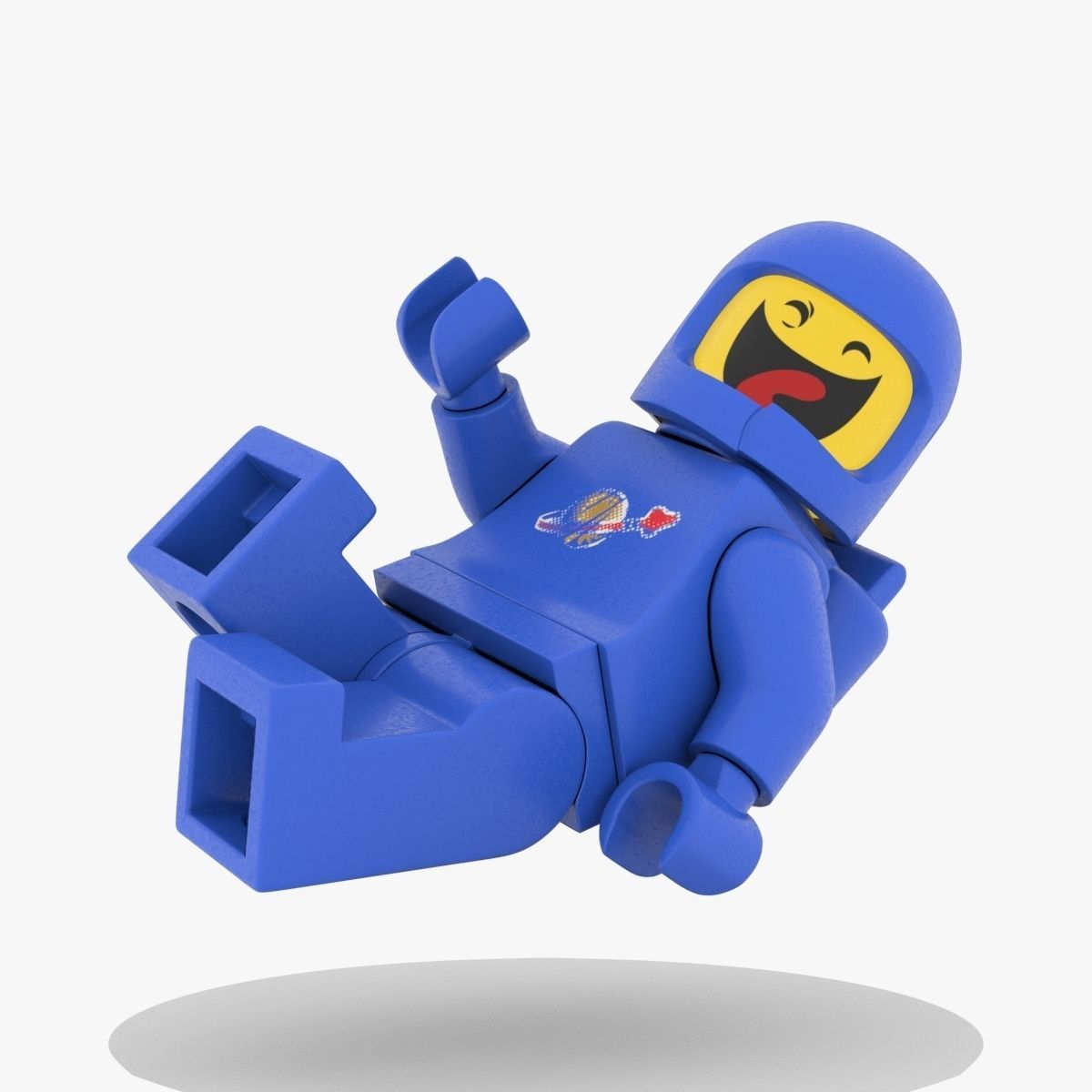 3D model Rigged - Benny The Spaceman Lego Movie VR / AR / low-poly ...