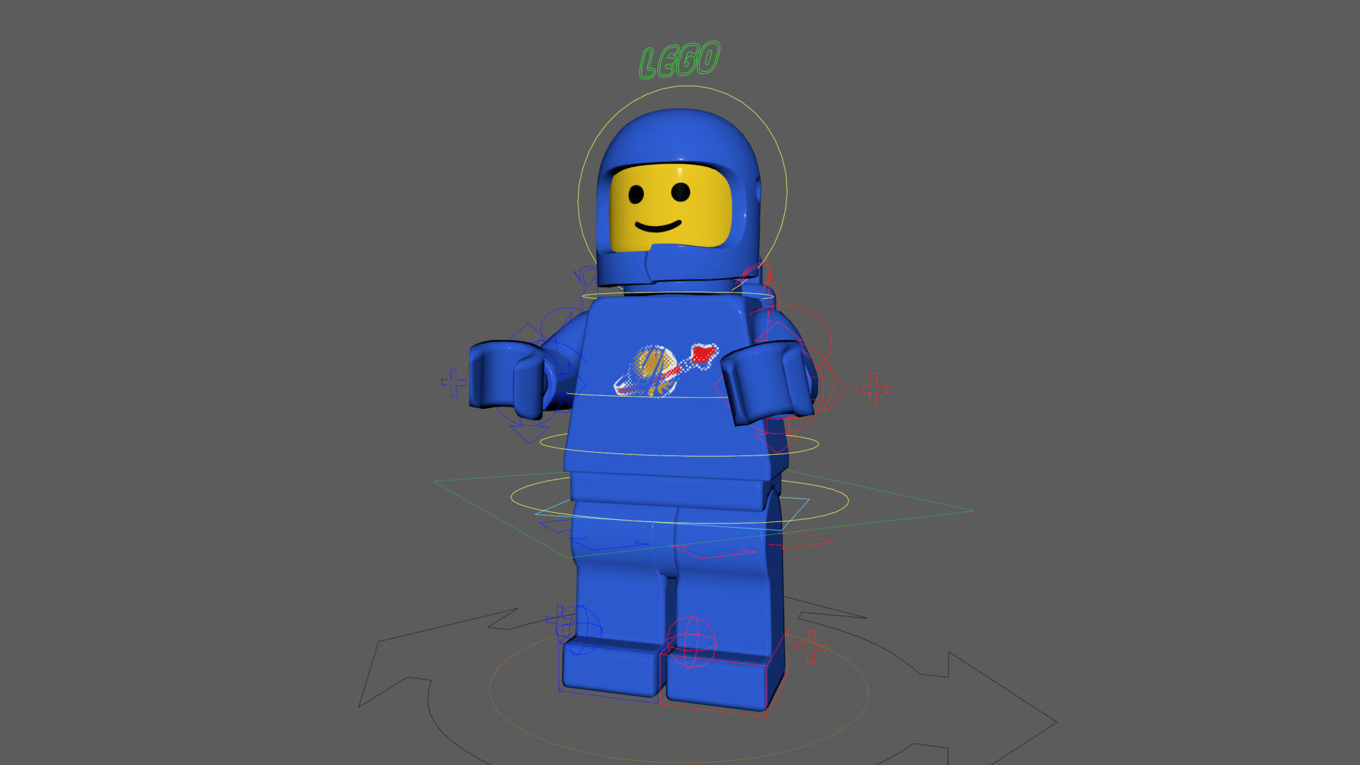 3D model Rigged - Benny The Spaceman Lego Movie VR / AR / low-poly ...