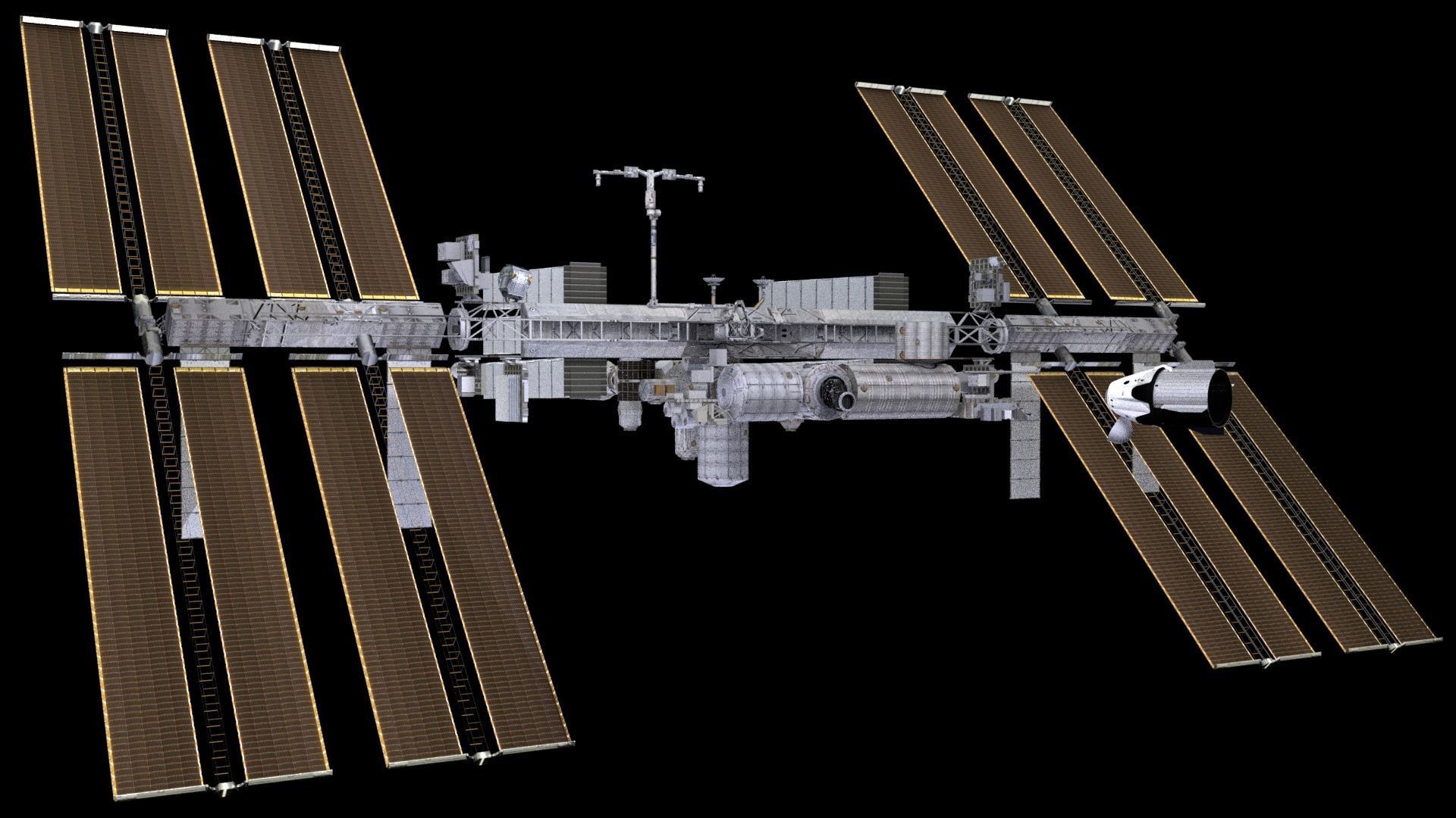 3D model ISS International Space Station VR / AR / low-poly | CGTrader