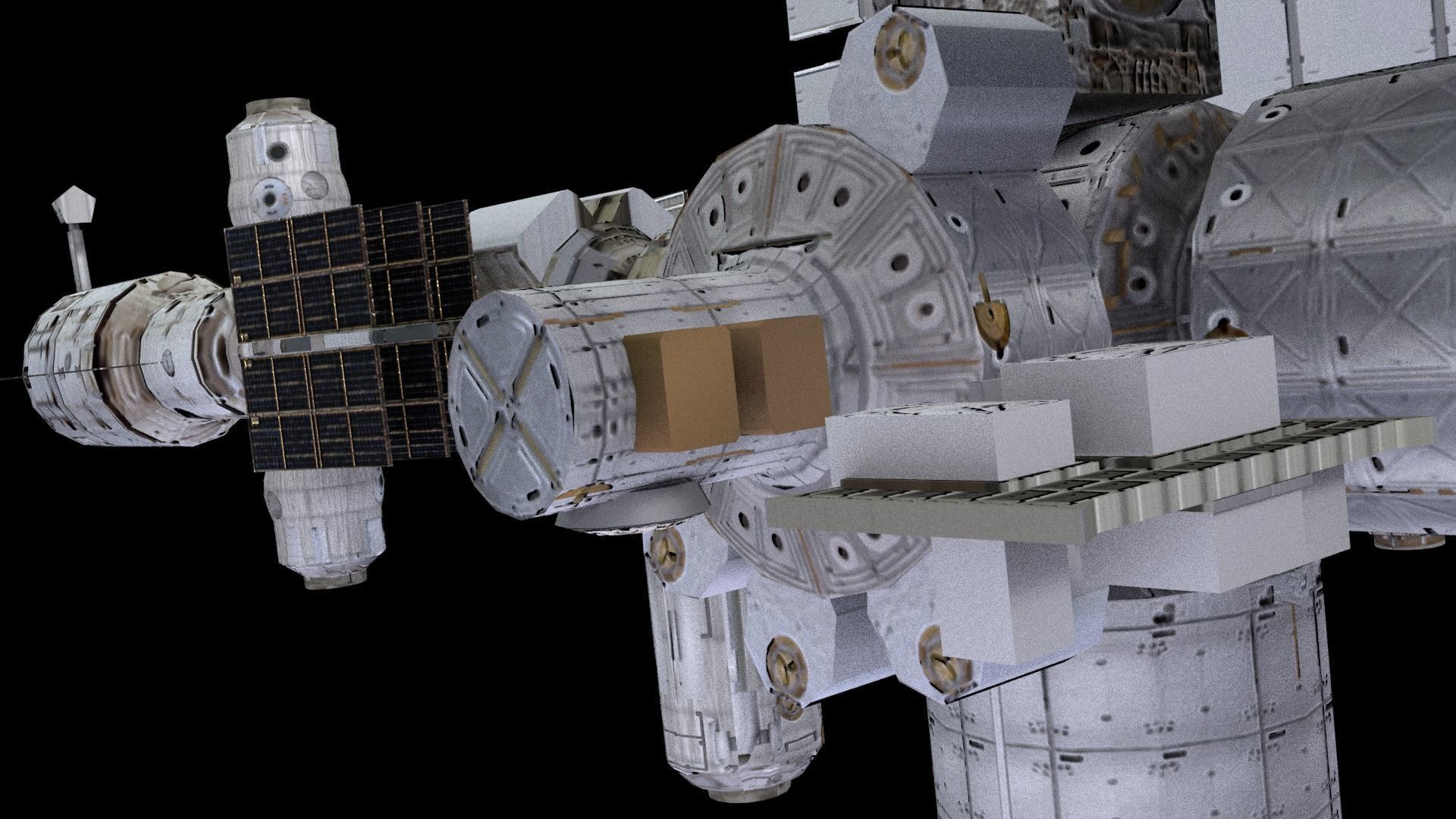 3D model ISS International Space Station VR / AR / low-poly | CGTrader