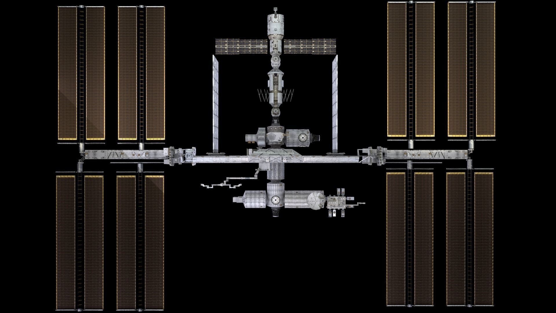 3D model ISS International Space Station VR / AR / low-poly | CGTrader