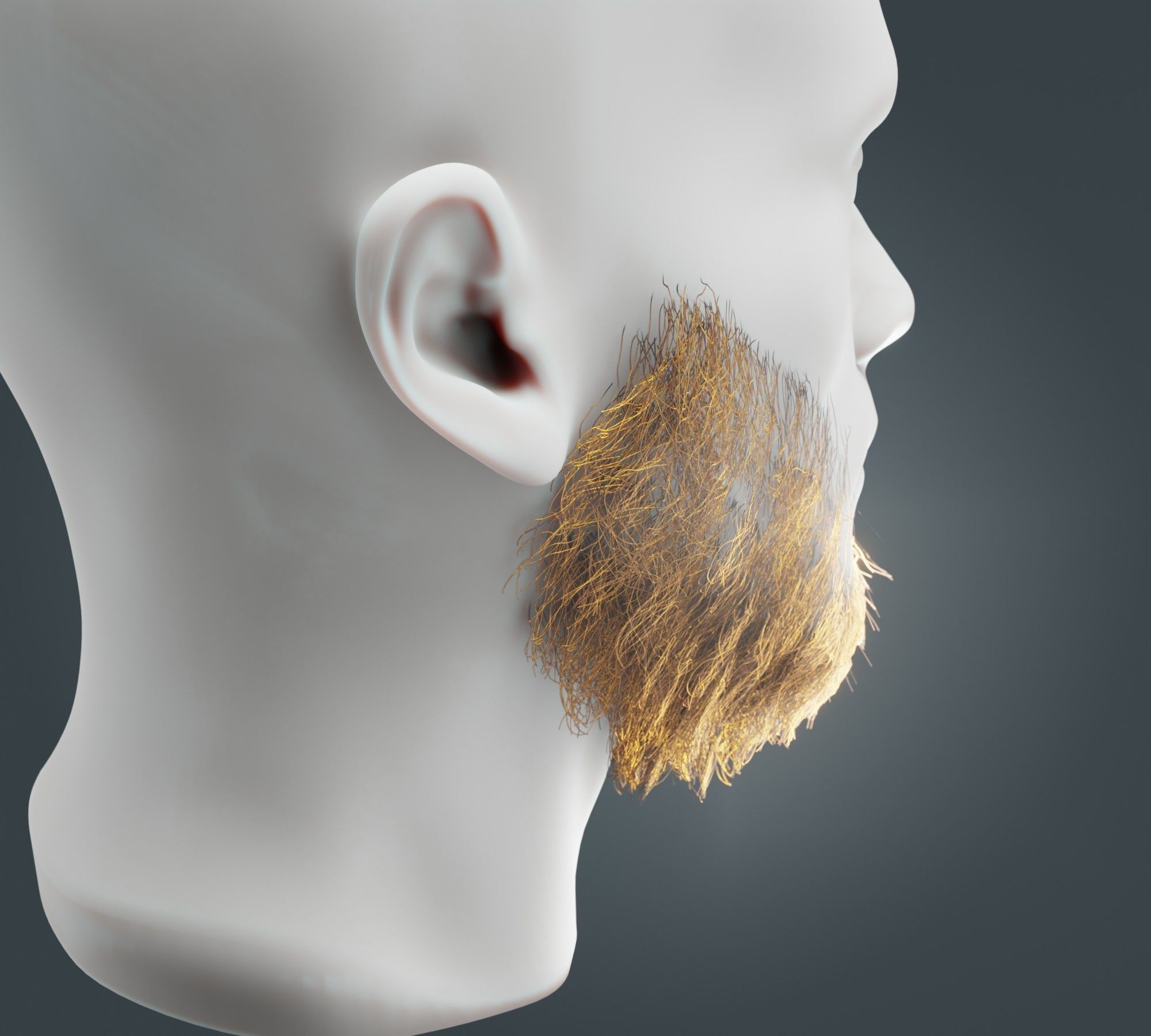 3D model Beard RealTime 12 Version 2 Low Poly VR / AR / low-poly | CGTrader