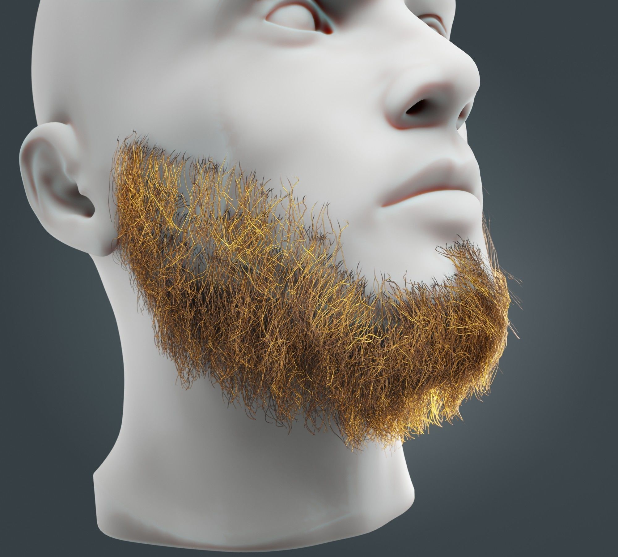 3D model Beard RealTime 12 Version 2 Low Poly VR / AR / low-poly | CGTrader