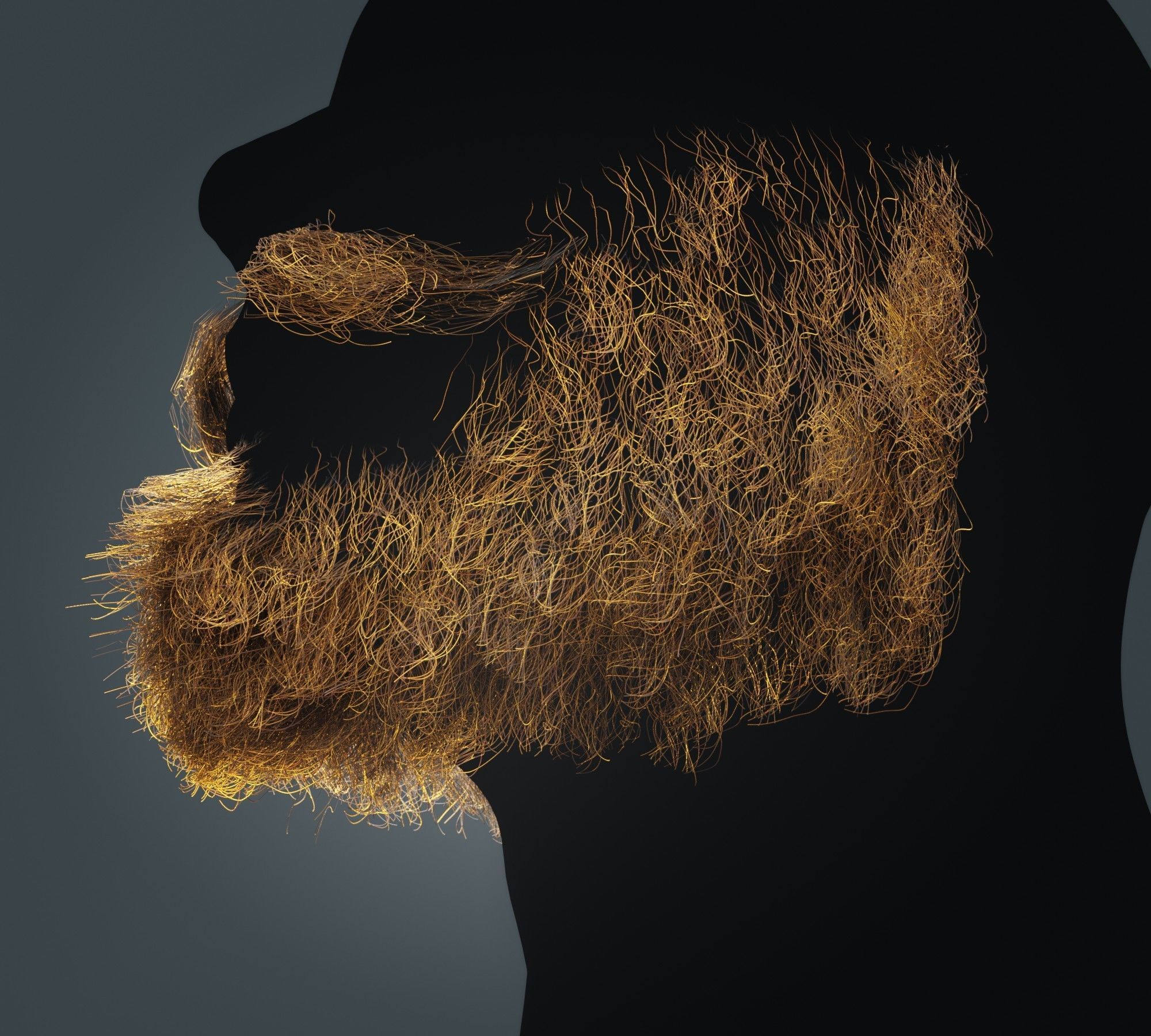 3D model Beard RealTime 13 Version 2 Low Poly VR / AR / low-poly | CGTrader