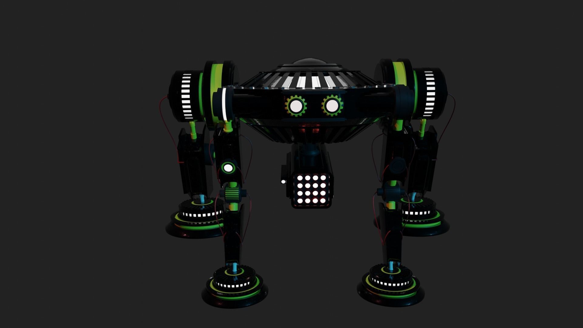 Robot in Blender 3D model | CGTrader