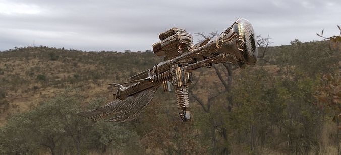 Alien Rifle Weapon 3D model | CGTrader