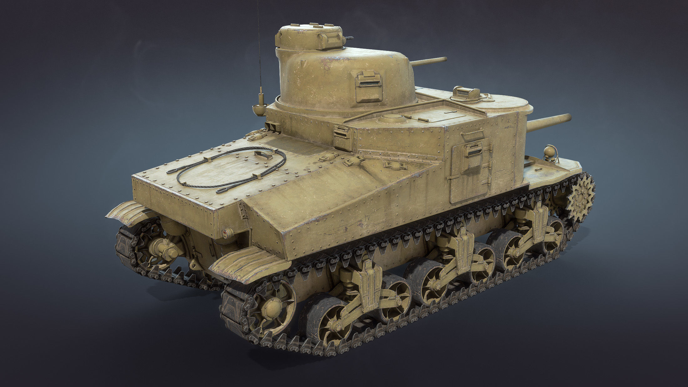 3D model M3 Lee Tank VR / AR / low-poly | CGTrader