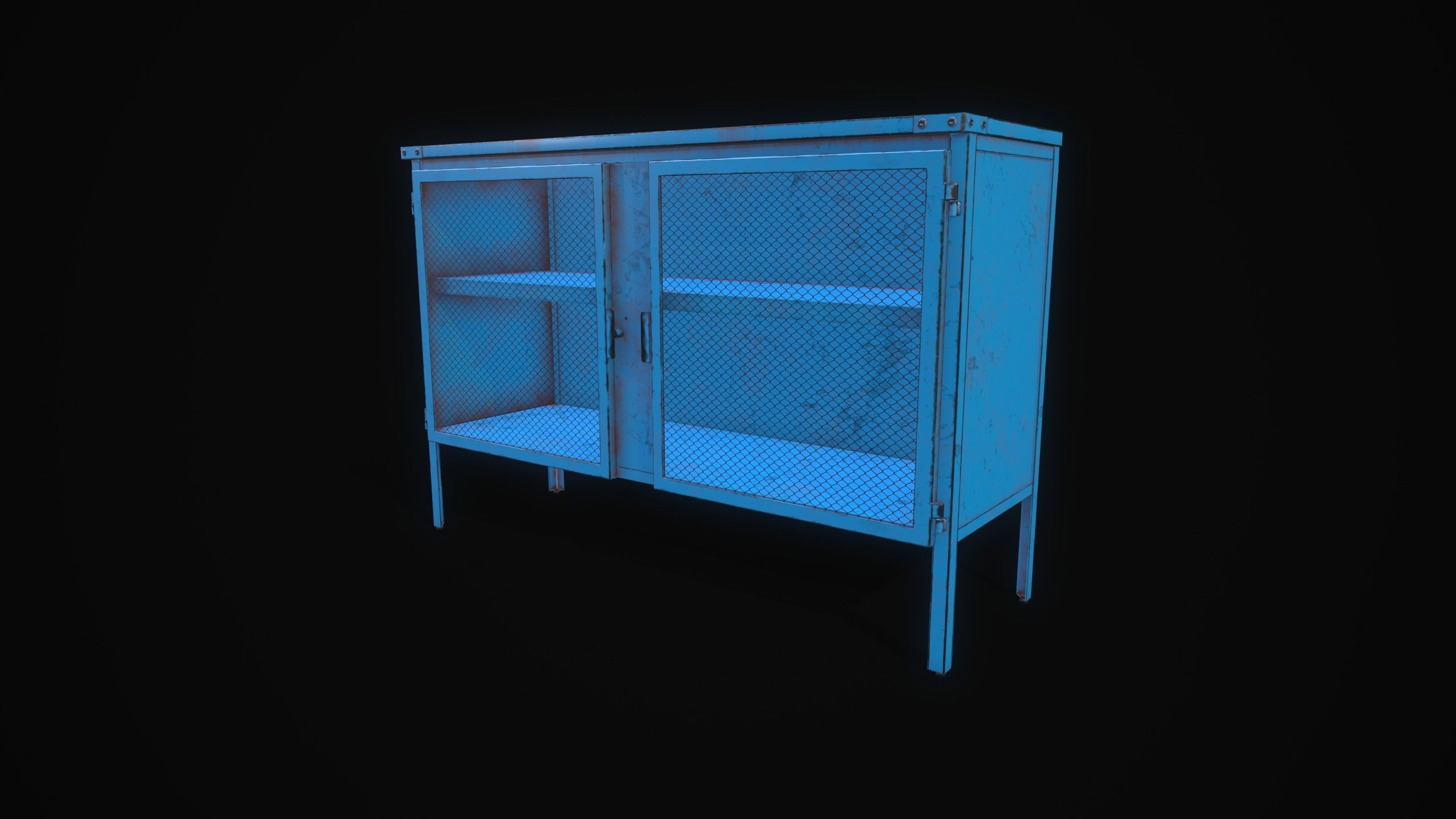 3D model 2 door Buffet Bar Industrial Style VR / AR / low-poly | CGTrader