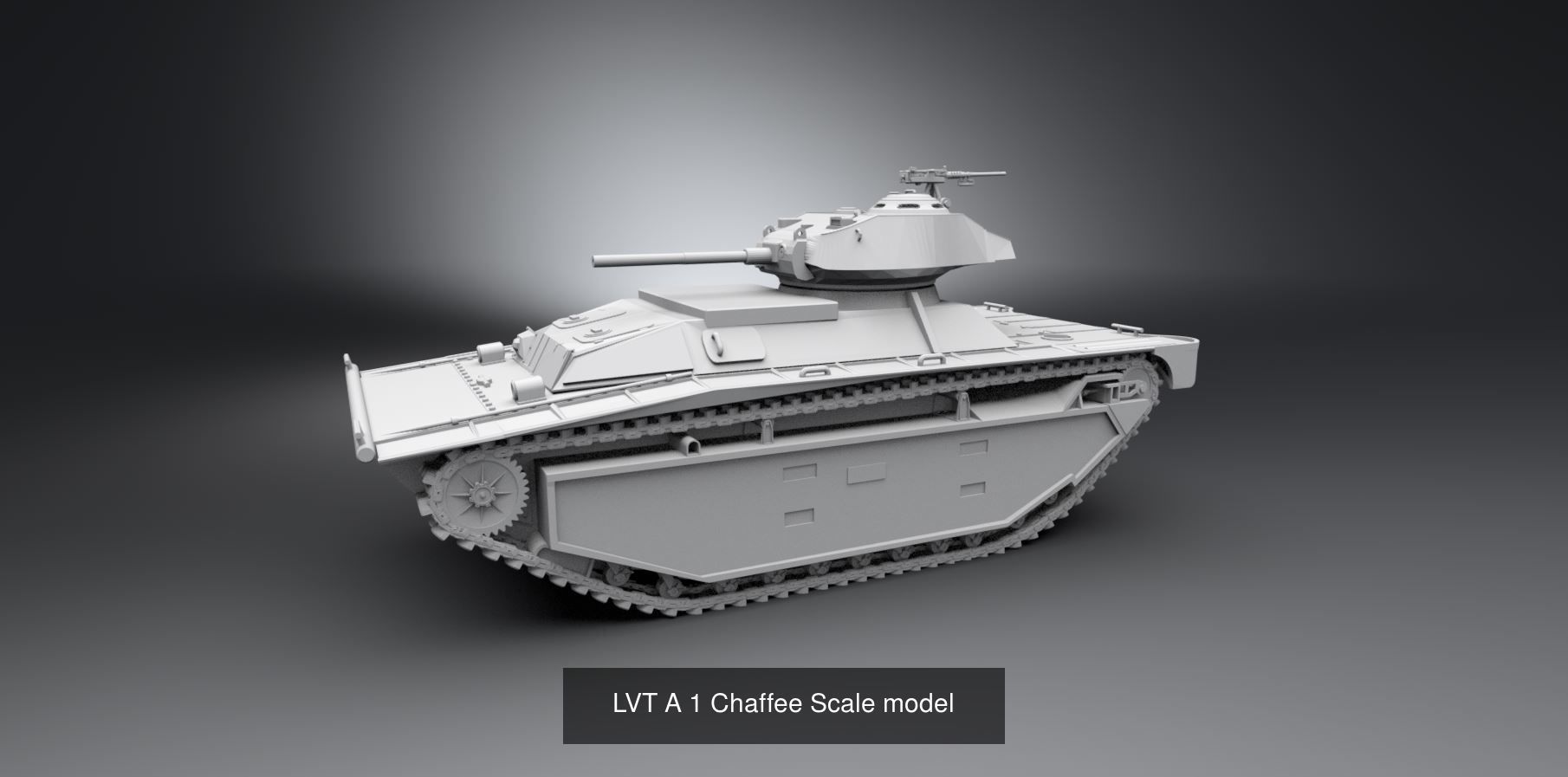LVT Amtank Scale models 3D Model Collection | CGTrader