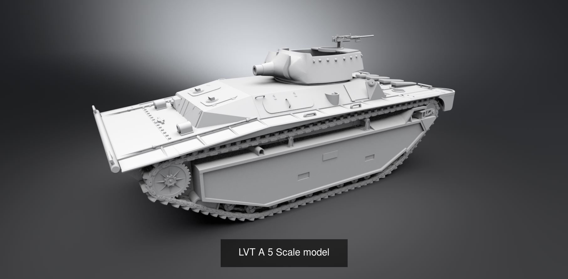 LVT Amtank Scale models 3D Model Collection | CGTrader