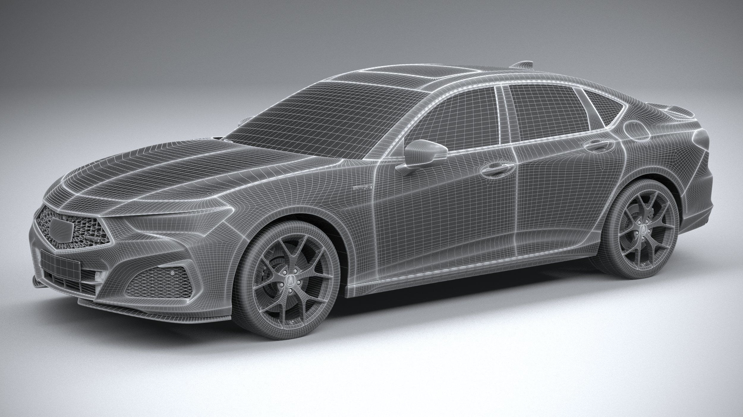 Acura TLX Type S 2021 3D model | CGTrader