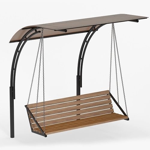 swing with canopy 3D model | CGTrader