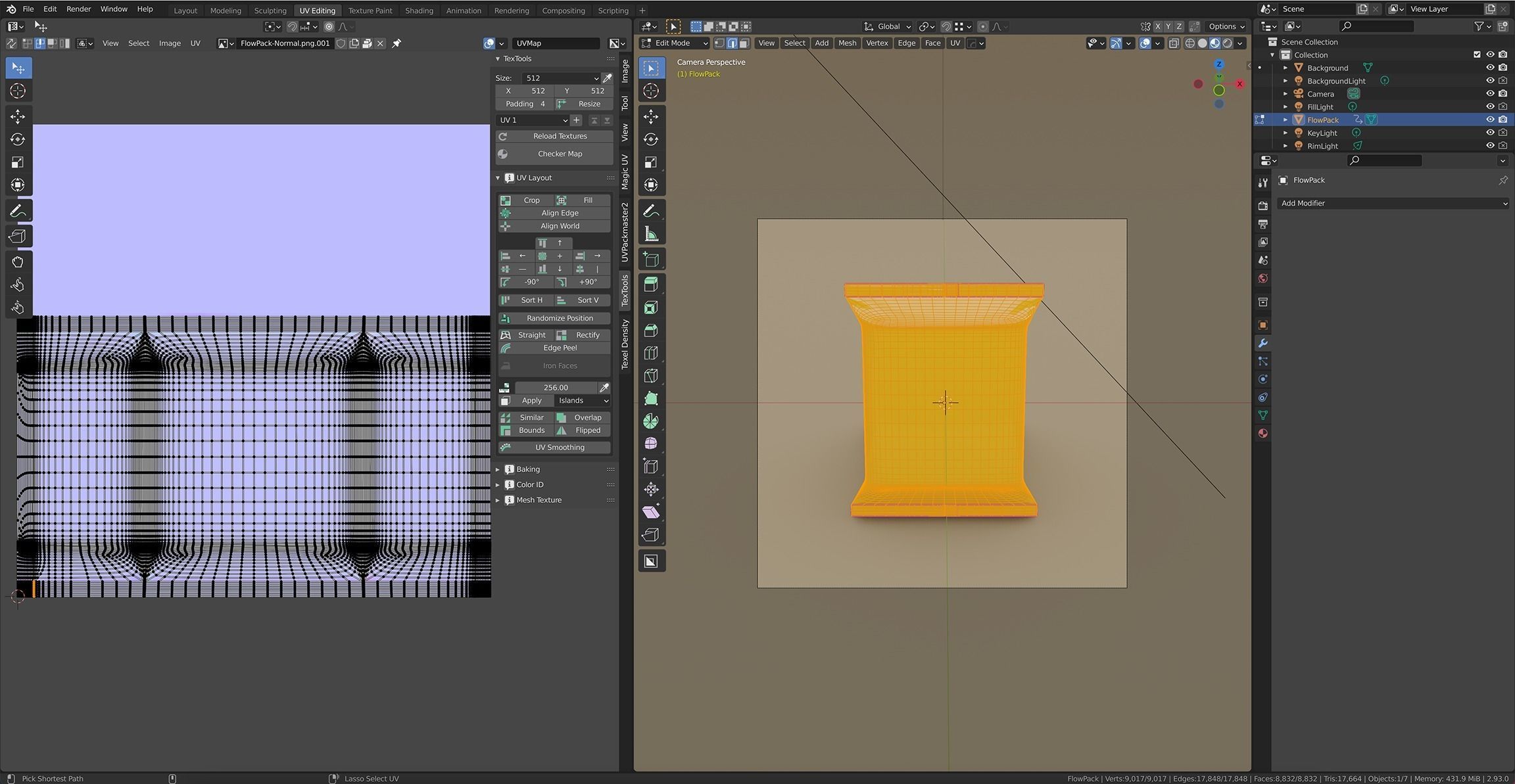 Flow-pack 3D model | CGTrader