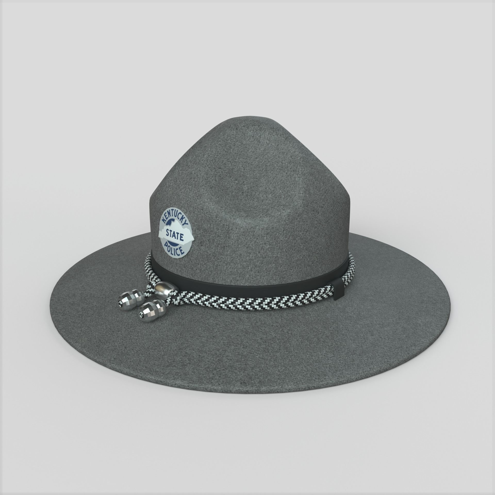 State Police Hat 3D model | CGTrader