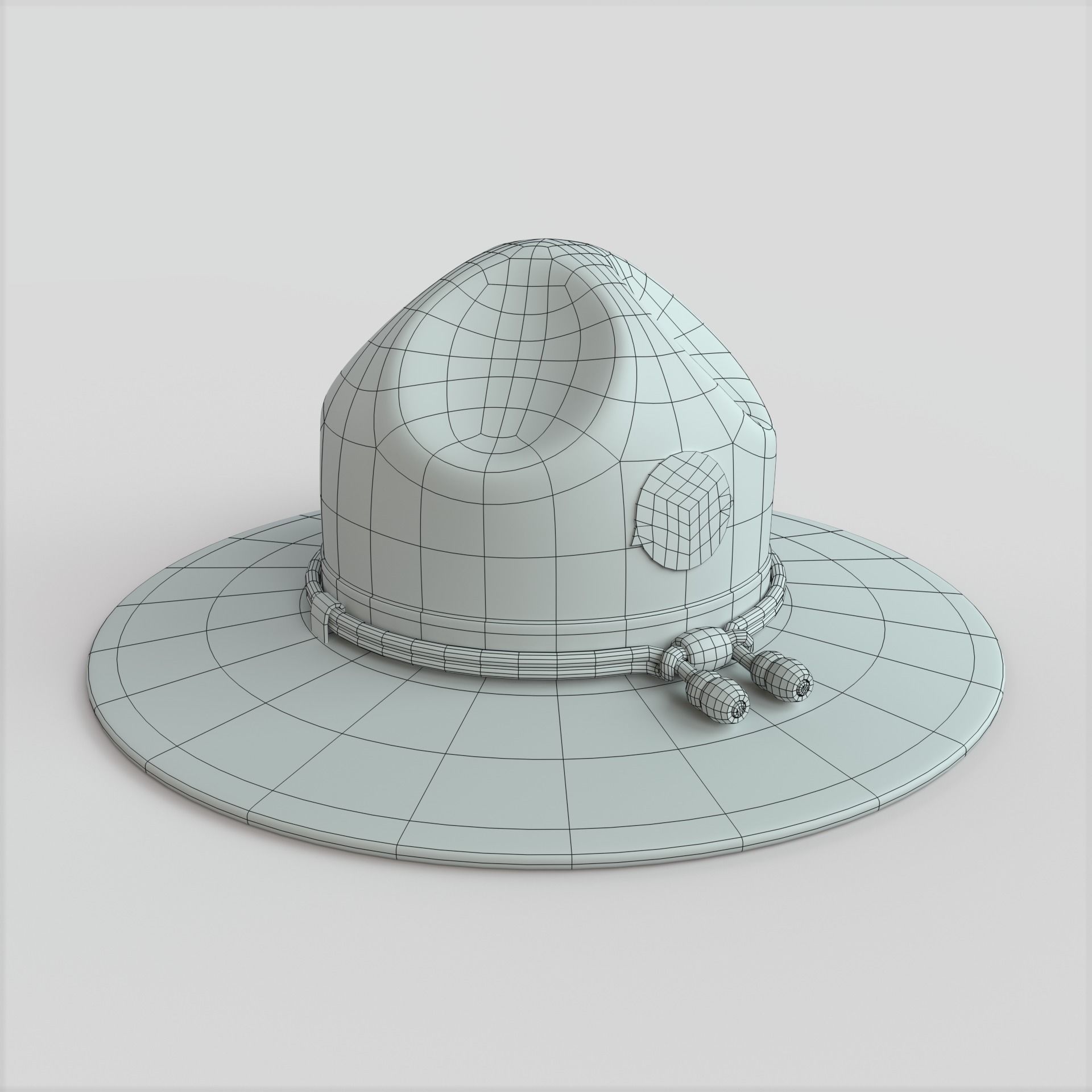 State Police Hat 3D model | CGTrader