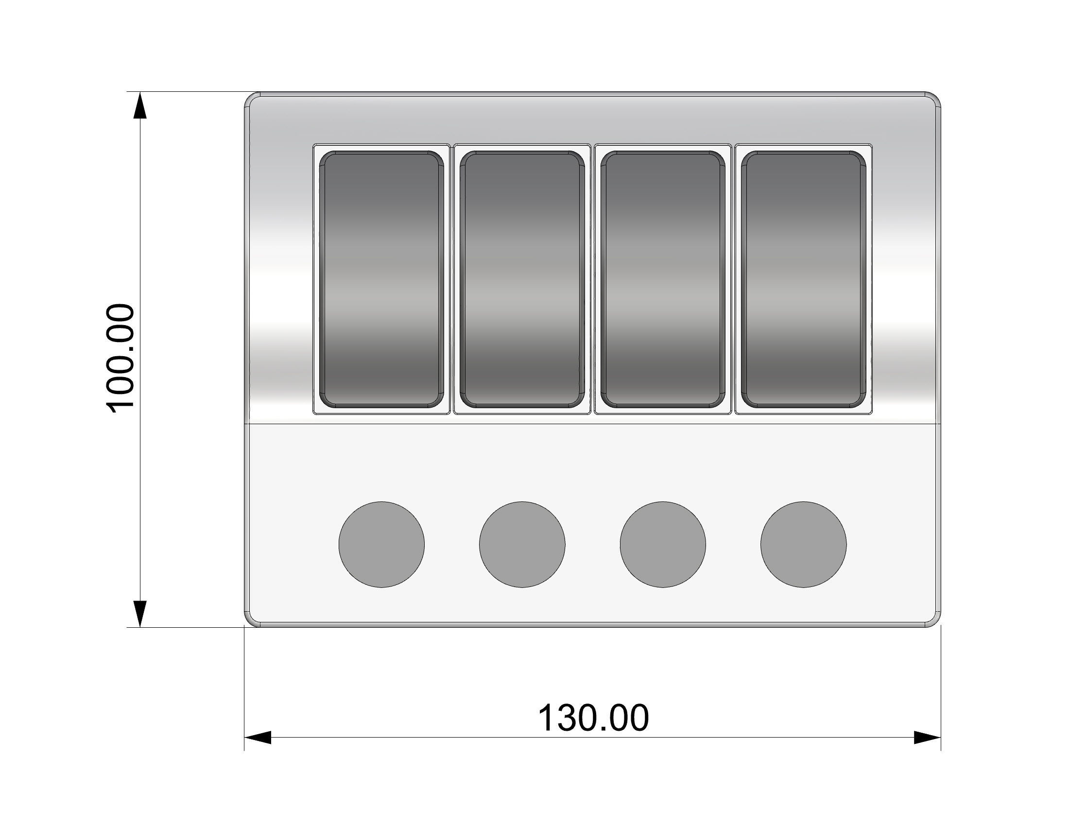 Marine Switch Panel 4 3D model | CGTrader