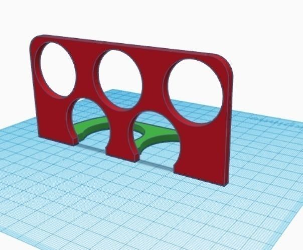 Subbuteo goal training wall 3D model | CGTrader