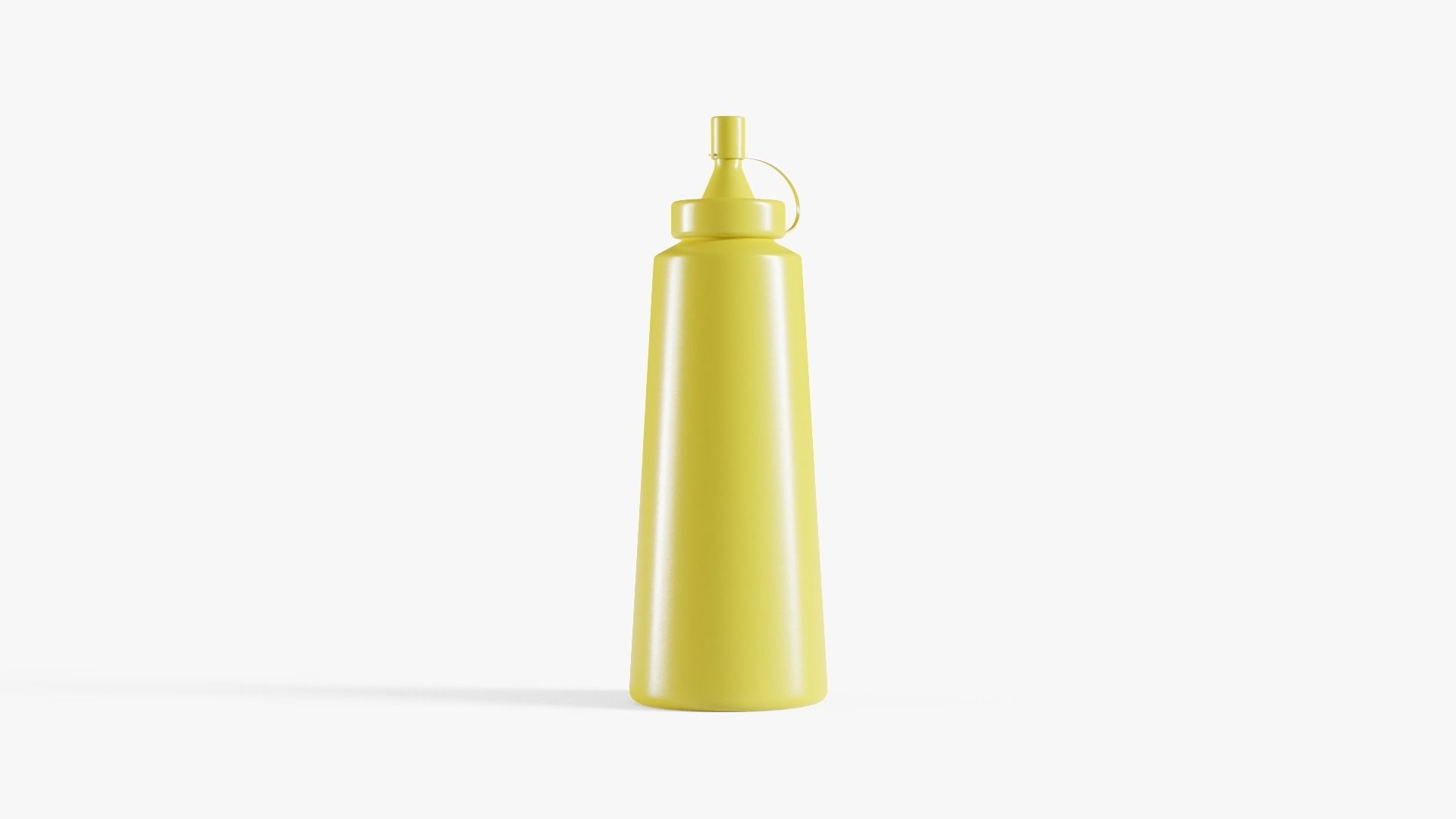 3D model Mustard Bottle VR / AR / low-poly | CGTrader