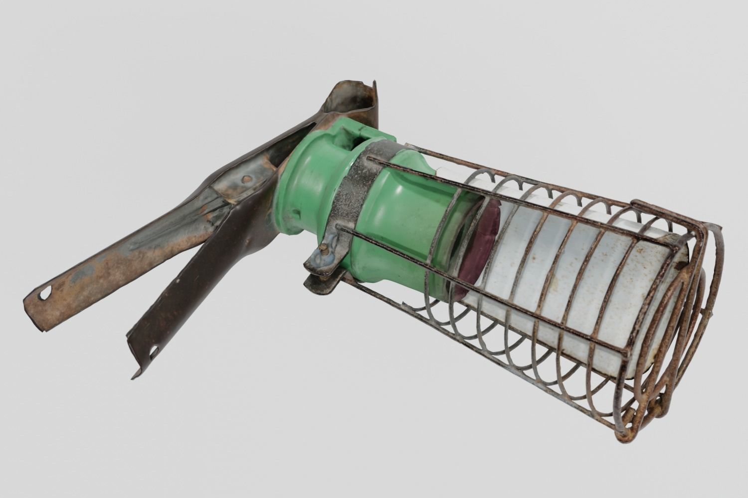 3D model Work Light Cage Lamp photogrammetry scan PBR 4K textures VR ...