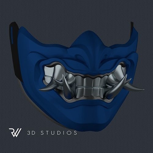 MK11 Sub-Zero Mask V11 - STL File 3D model 3D printable | CGTrader