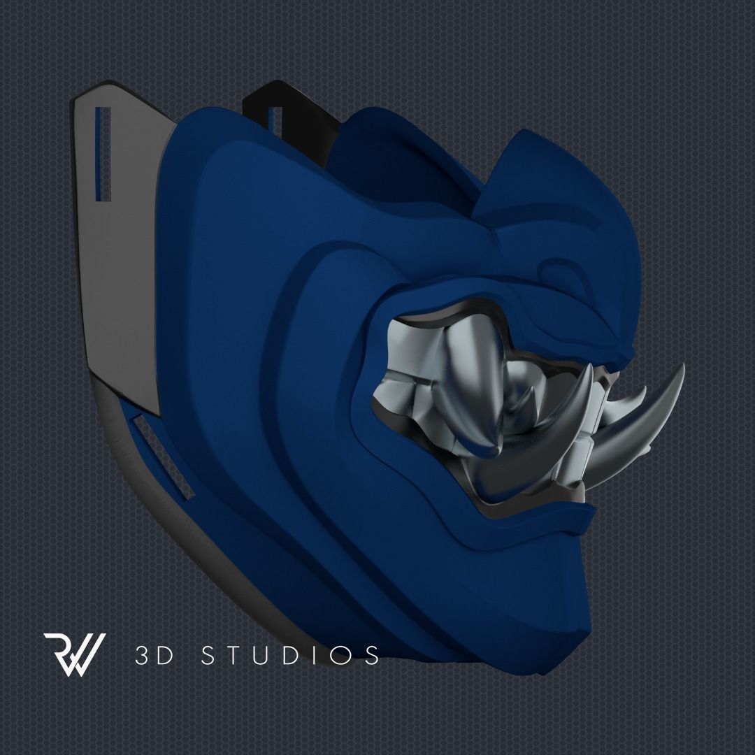 MK11 Sub-Zero Mask V11 - STL File 3D model 3D printable | CGTrader