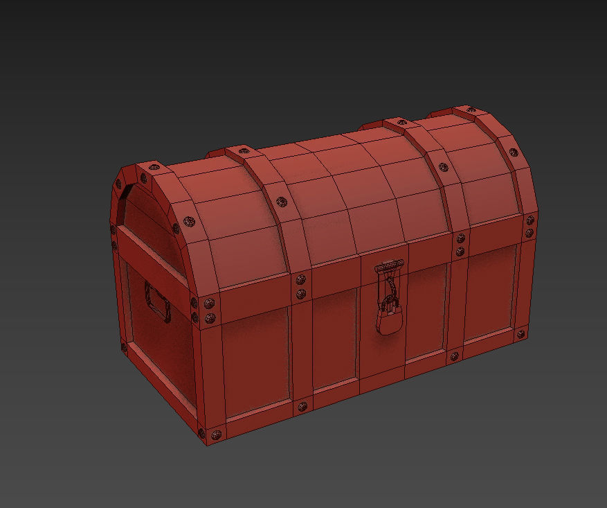 3D model Chest PBR Low-poly 3D model VR / AR / low-poly | CGTrader