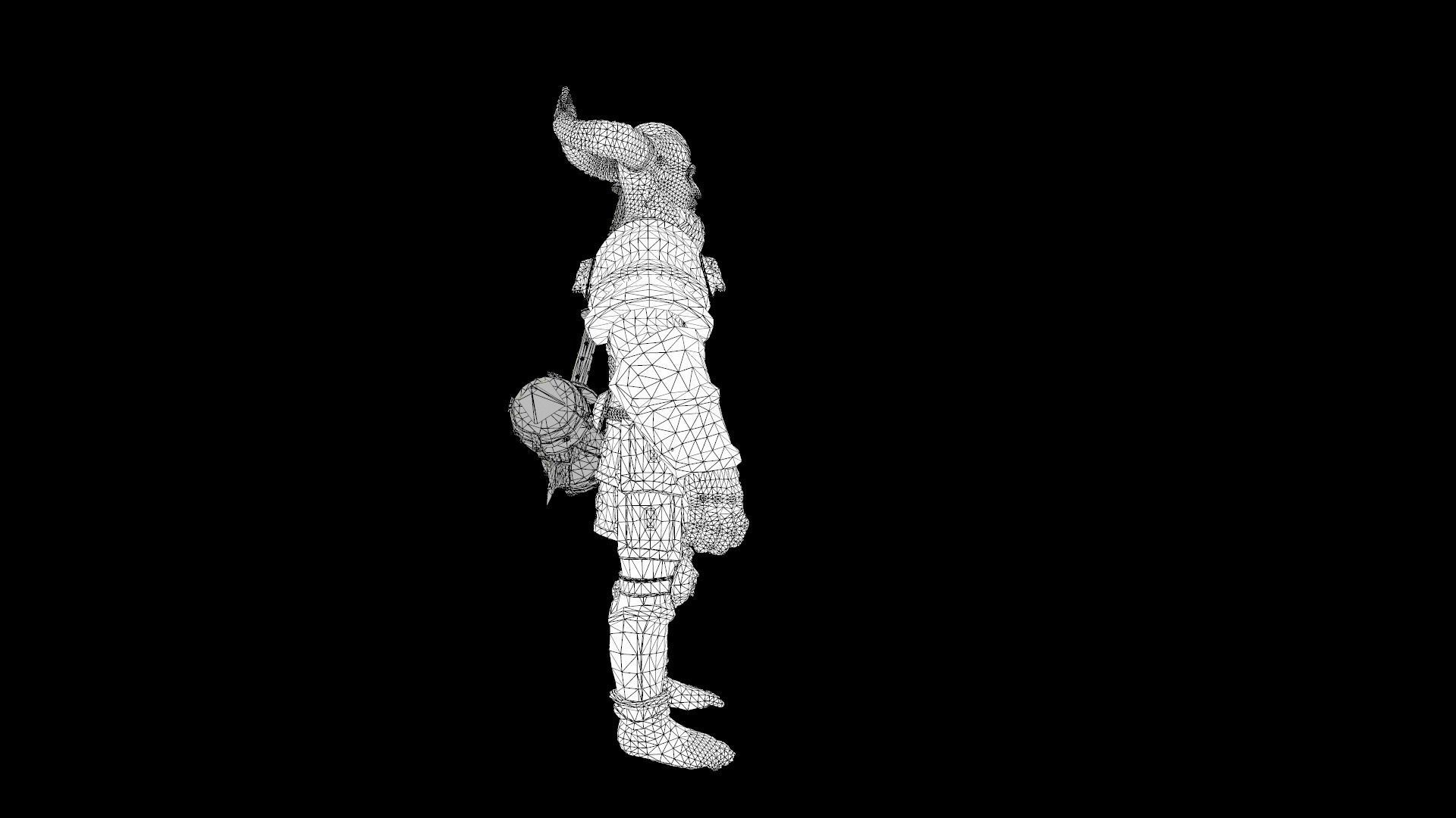 3D model Dust Warrior VR / AR / low-poly | CGTrader