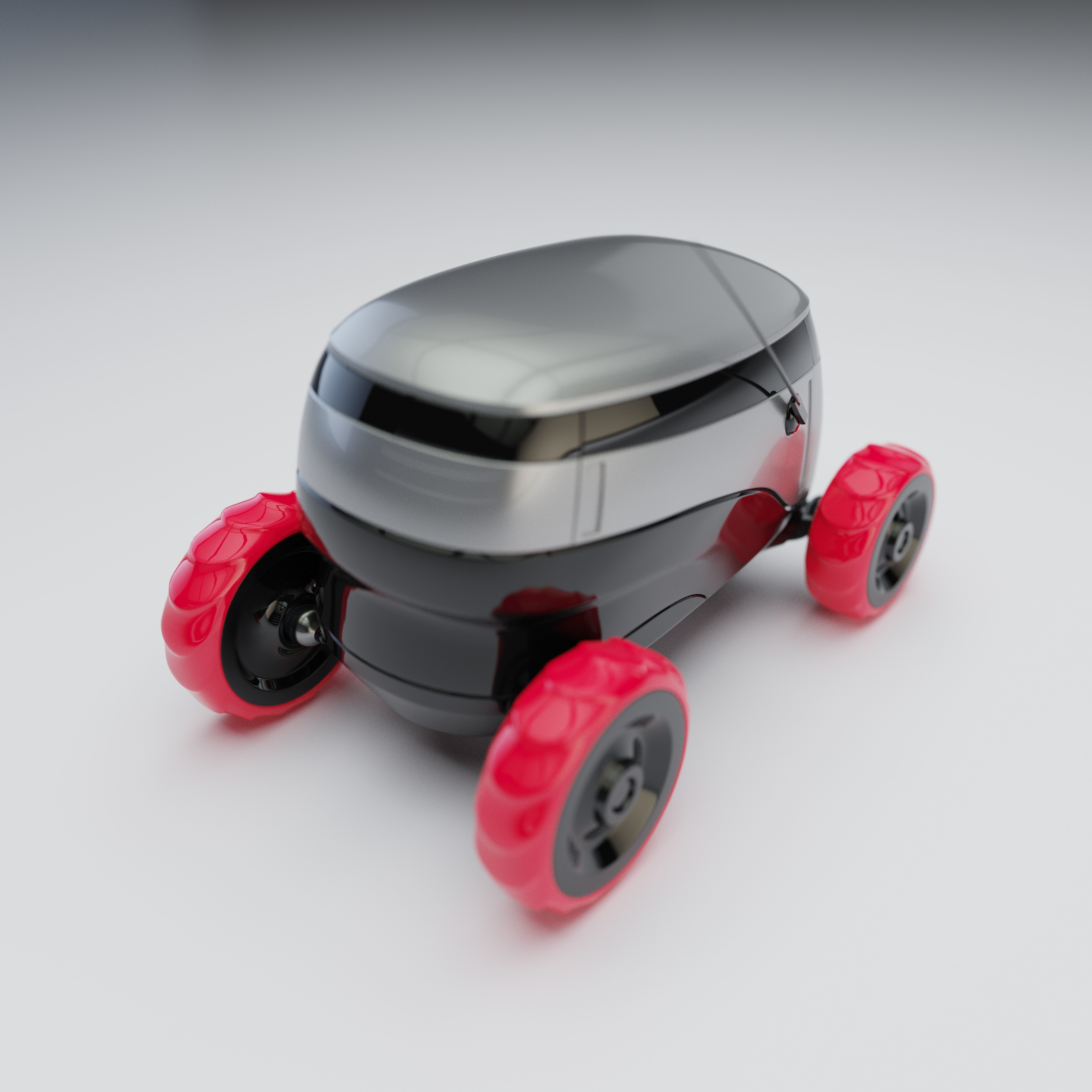 Autonomous delivery drone concept vray scene 3D model | CGTrader
