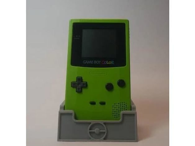 Gameboy Colour Stand-W Game Cartridge Slot free 3D model 3D printable ...