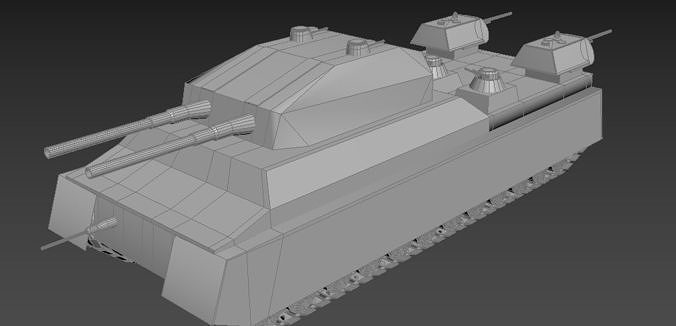 Ratte tank 3D model | CGTrader