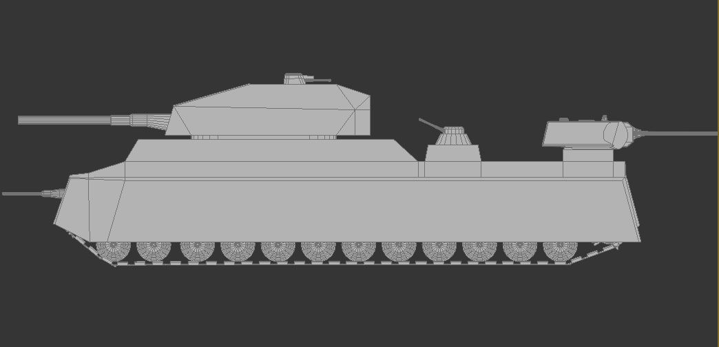 Ratte tank 3D model | CGTrader