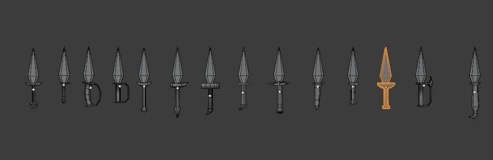 3D model low-poly Melee weapon VR / AR / low-poly | CGTrader