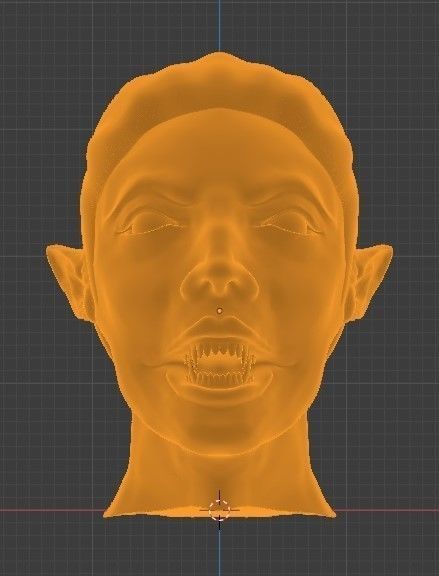 vampire head free 3D model | CGTrader