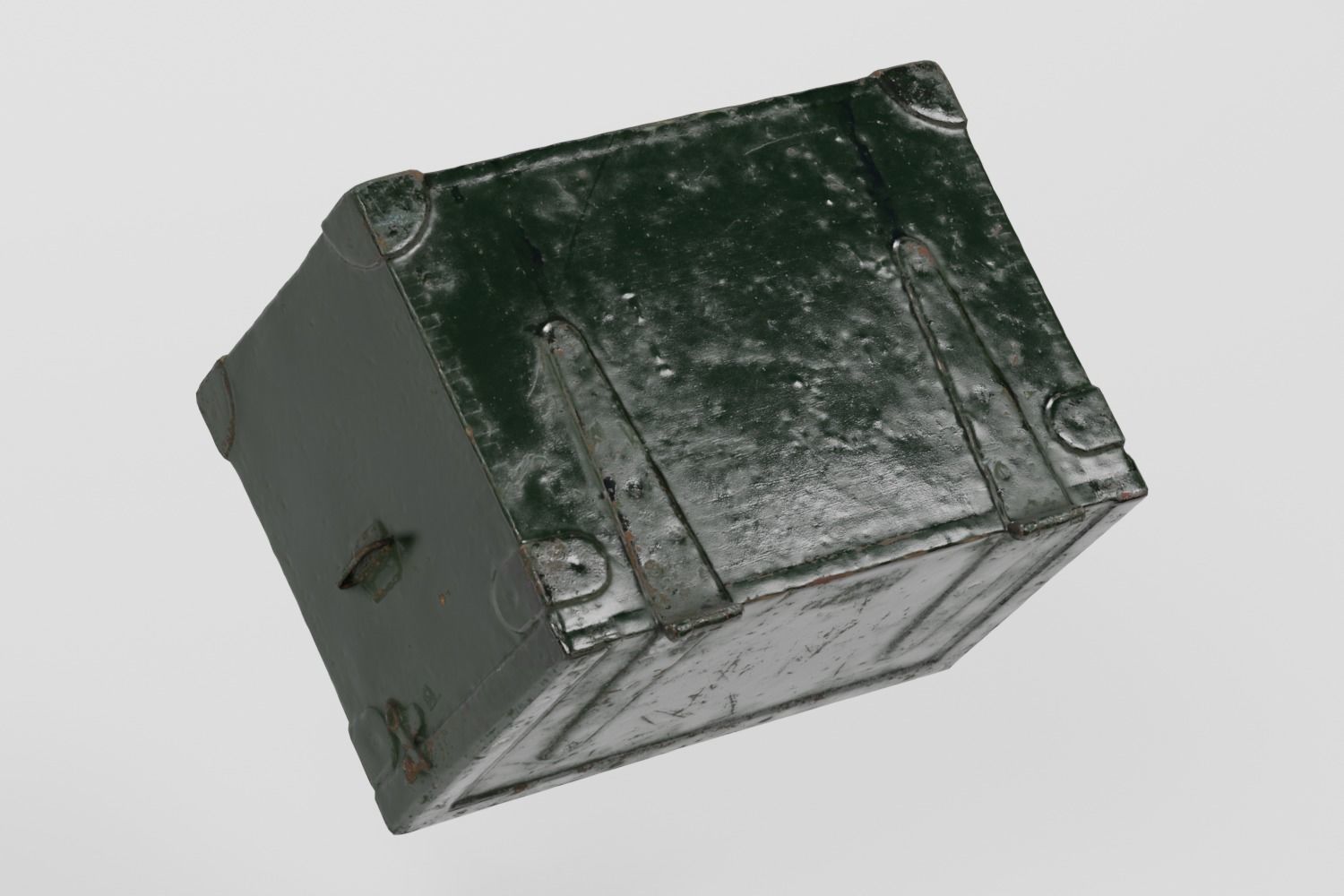 3D model WW2 Military Field Telephone Box 3D scan PBR 4K textures VR ...