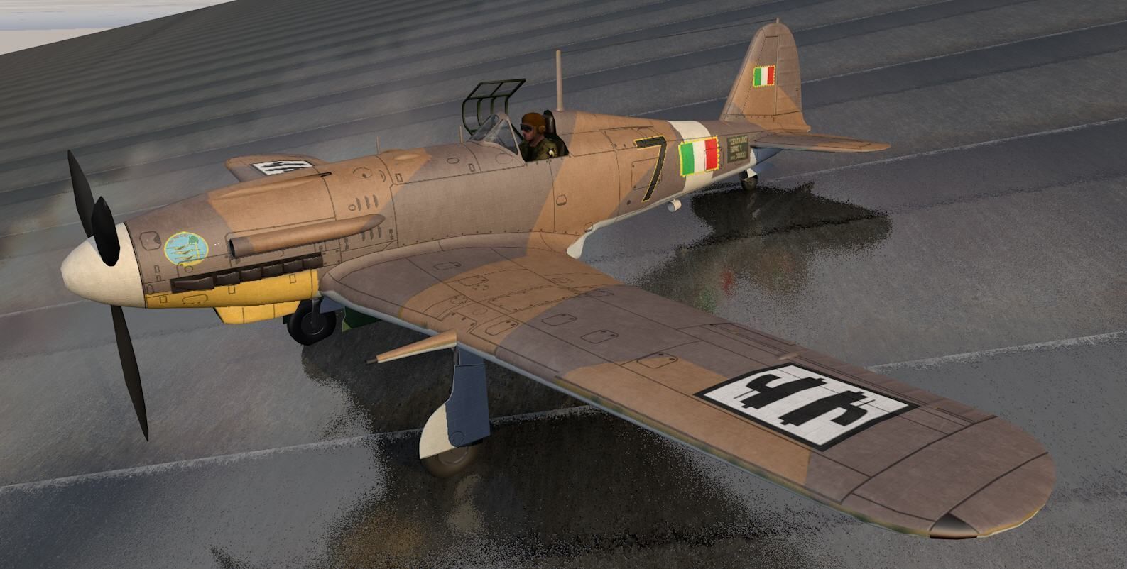 Fiat G-55 Centauro 3D model | CGTrader