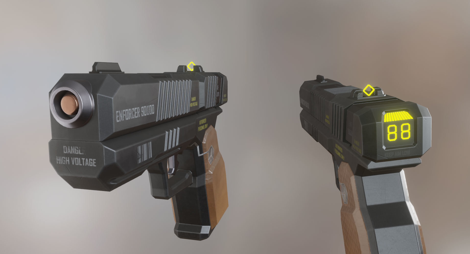 3D model Enforcer VR / AR / low-poly | CGTrader